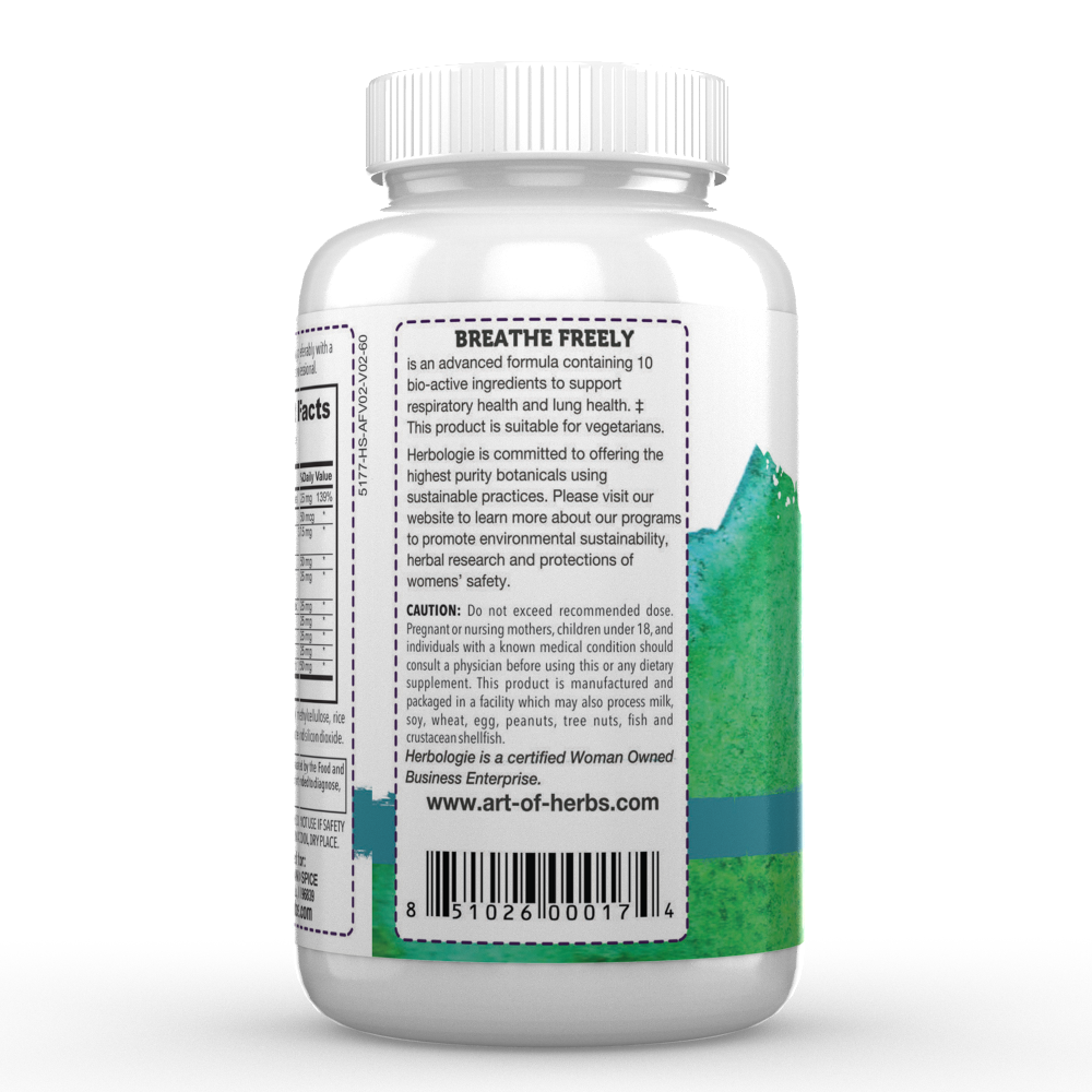 Breathe Freely Respiratory Support capsules | Hawaii Nutrition Company